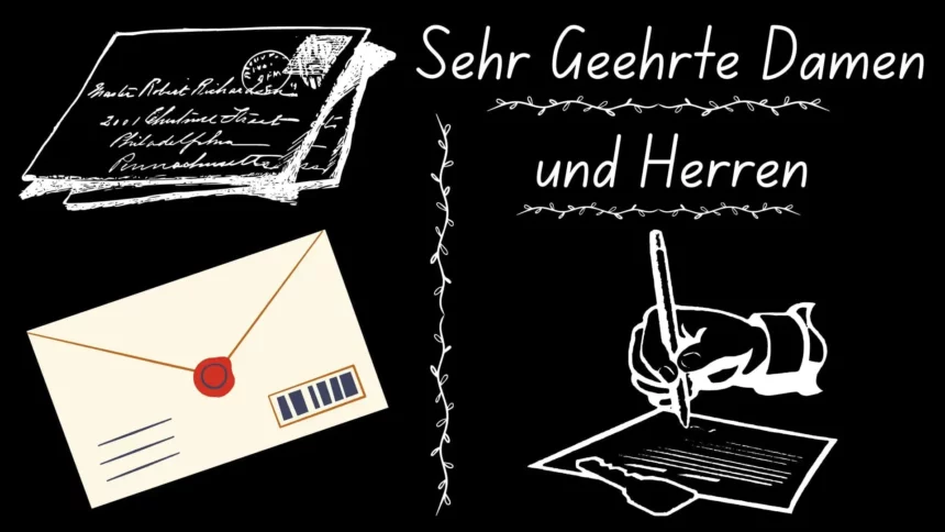 Sehr Geehrte Damen Und Herren | Brief & Anschreiben